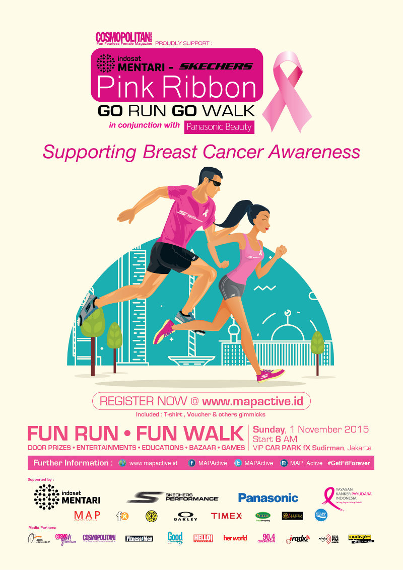 Pink Ribbon Go Run Go Walk