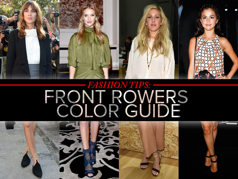 FRONT ROWERS COLOR GUIDE